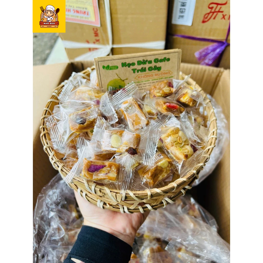 500gram Sugar-free fruit coffee coconut candy - Ben Tre specialty ...