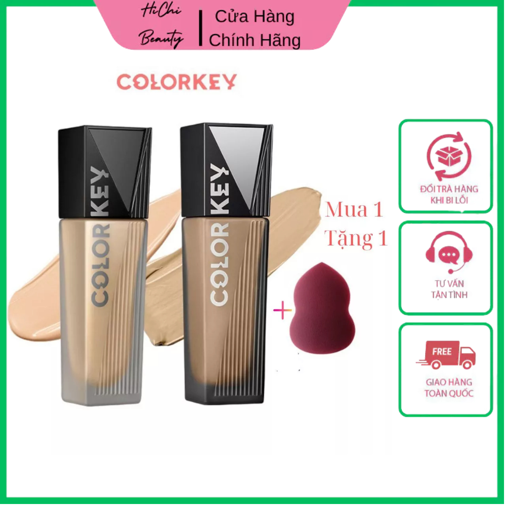Colorkey True Liquid Foundation for Oily Skin for Thin, Light and Long ...