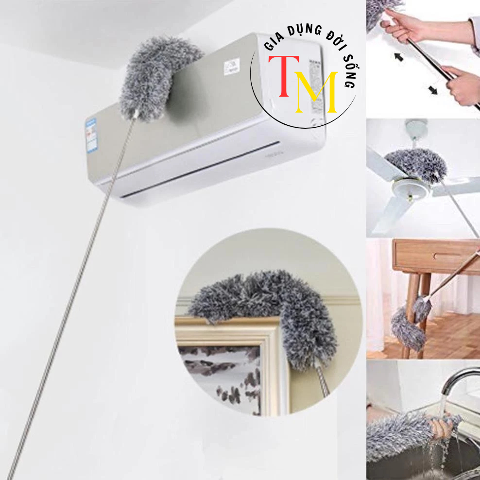 2m8 extended handle ceiling broom, curved head dusting ceiling broom ...