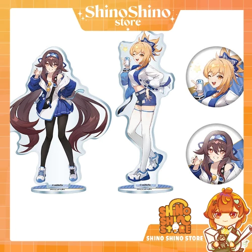 Genuine Genshin Impact lawson Hutao Yoimiya acrylic standee figure from ...