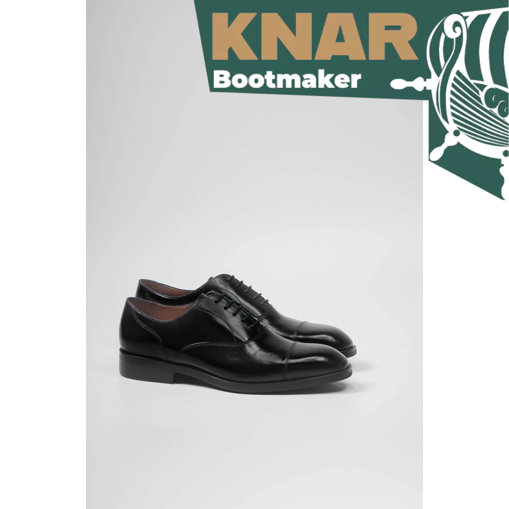 Oxford Style Men's Western Shoes Made of Calf Leather Brand KNAR ...