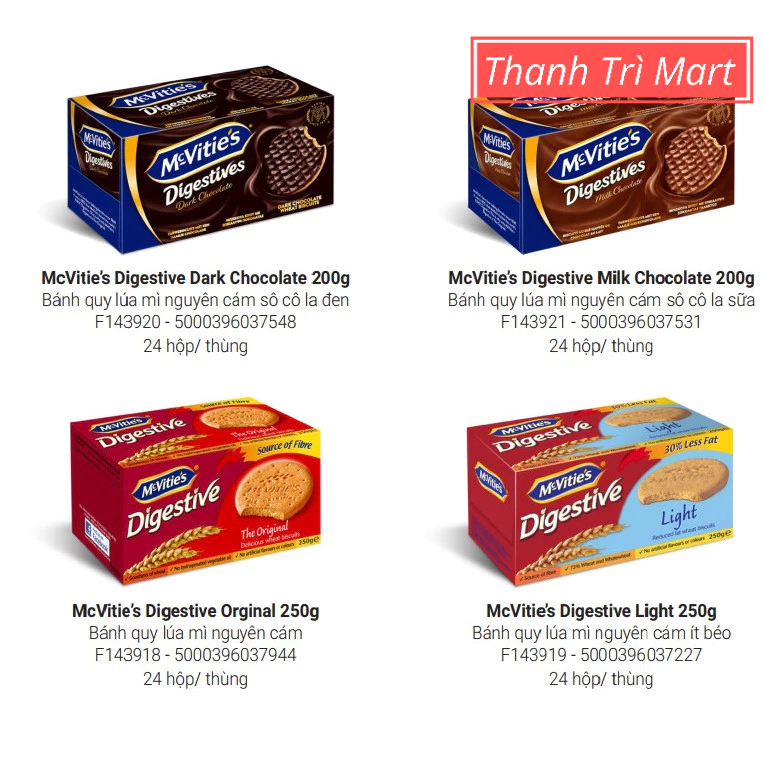Mcvitie's Digestive Original Whole Wheat Biscuits 250G | Shopee Malaysia