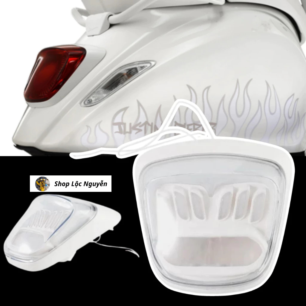 Justin Beiber Level 10 white tail lights for Vespa Sprint/ Prima ...