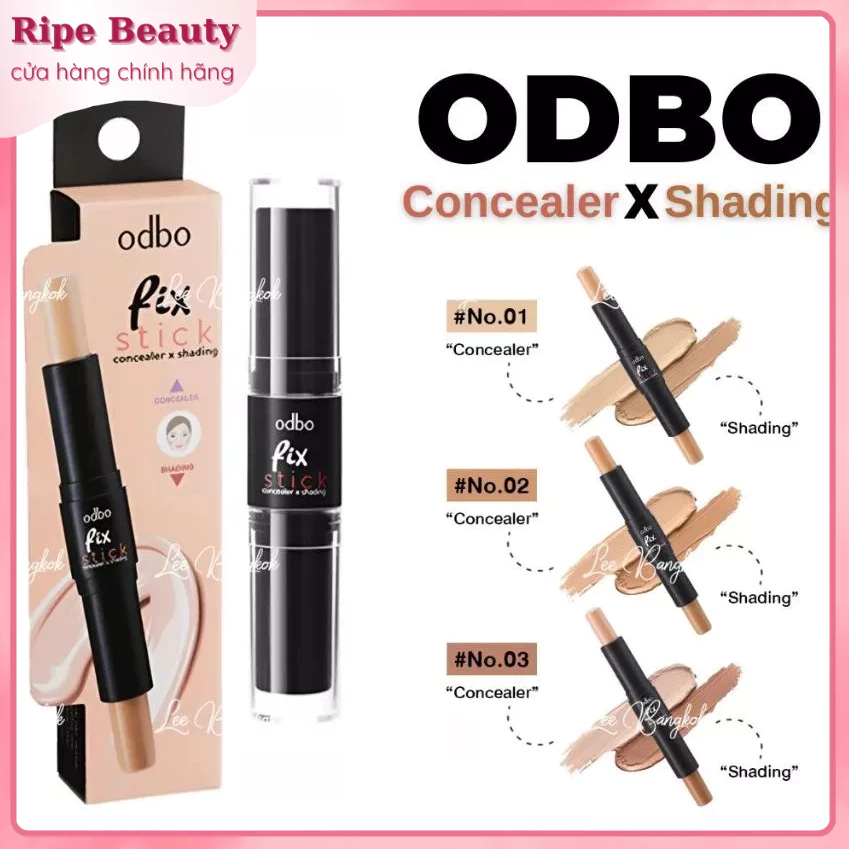 Odbo Fix Stick Multi-Purpose Double-Headed Contouring Pen OD450 Thailand Covers All Face Flaws ...