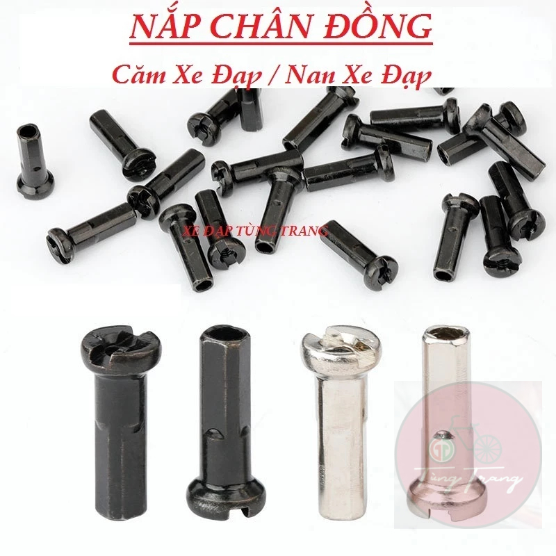 Copper leg cover 16mm long 14G brass bicycle spokes Combo of 10 caps ...