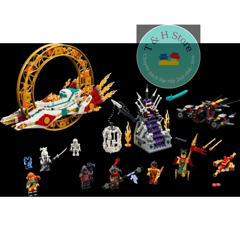 Assembly BRICK - LG 80034 MONKIE KID NATRA FIRE CIRCLE | Shopee Malaysia