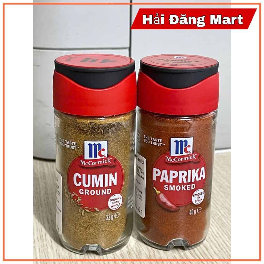 Smoke-flavored spur chili powder - CUMIN Ground 32gr & PAPRIKA SMOKED 40gr - McCormick | Shopee ...