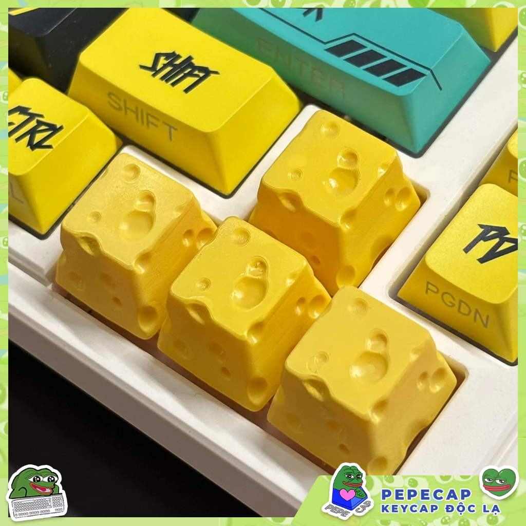 Delicious Cheese Keycap - Cheese Keycap - Food keyboard button | Shopee ...