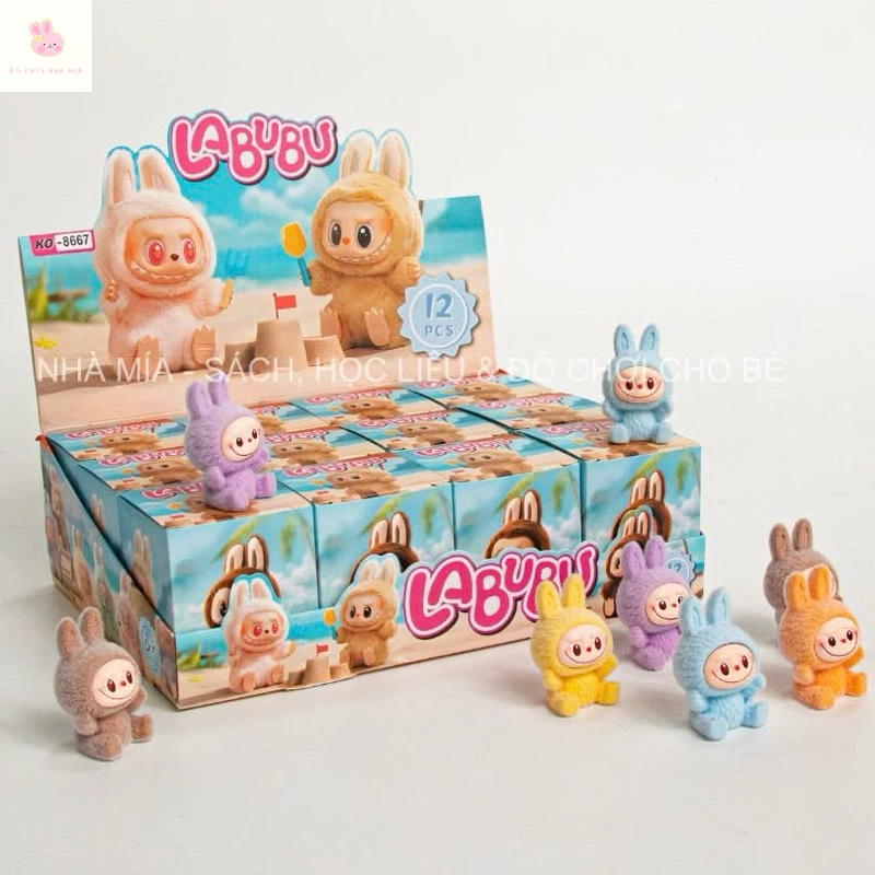 [ Blindbox ] model 12 Labubu fur Ver 1 Ver 2 have a seat hotrend super ...