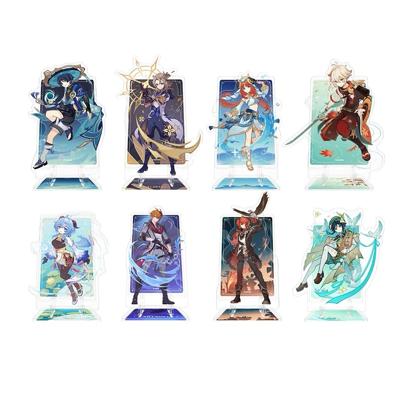 [Genuine] Genshin Impact Game TCG Seven Light Summoning Standee ...