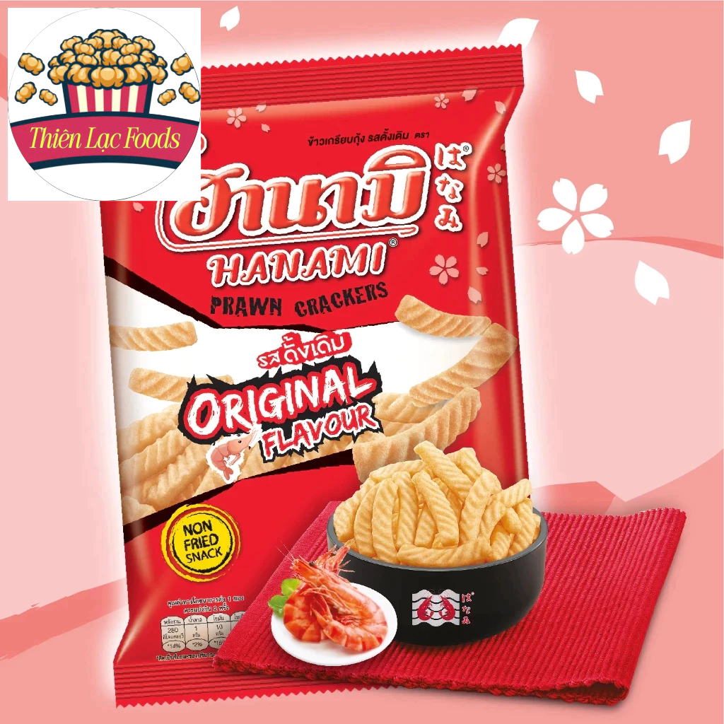 1 Pack of 52g Hanami Thai Shrimp Snack, the Most Popular Snack in ...