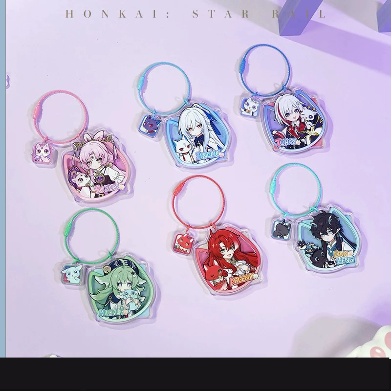 [Honkai: Star Rail] HSR Cat Theme Hologram Keychain | Shopee Malaysia