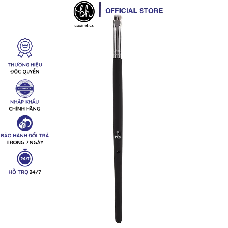 Bh Cosmetic Studio Pro Brush 11 - Flat Eyeliner (separate set) | Shopee ...
