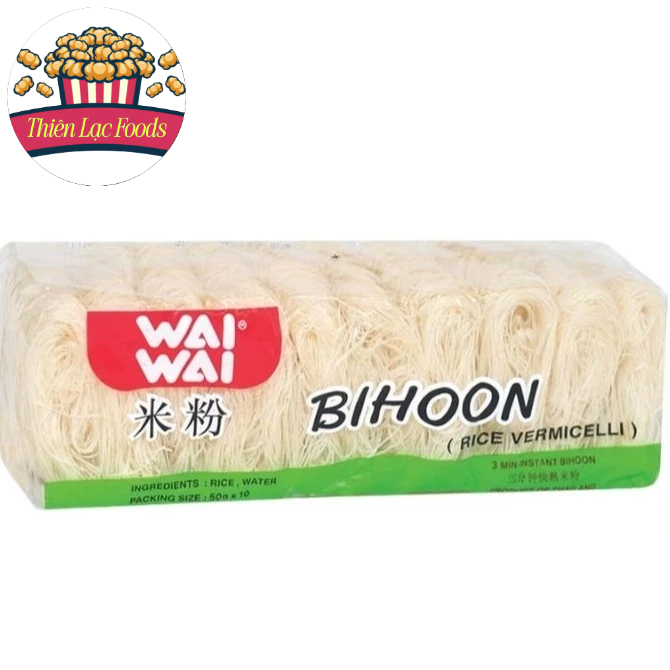Waiwai Dried Rice Vermicelli 500g BiHoon Green Label, the Most Popular ...