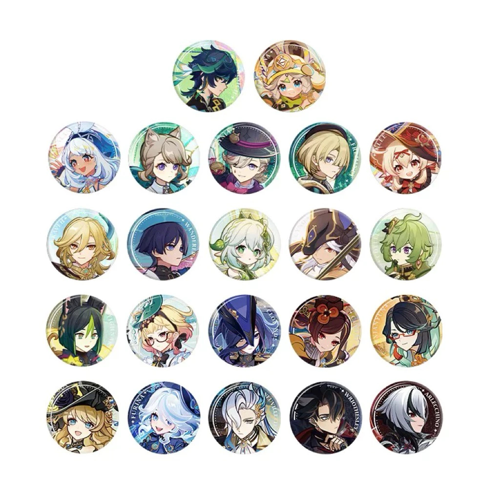[Genuine] Genshin Impact MS15 Theme PV Character Pin Badge | Shopee ...
