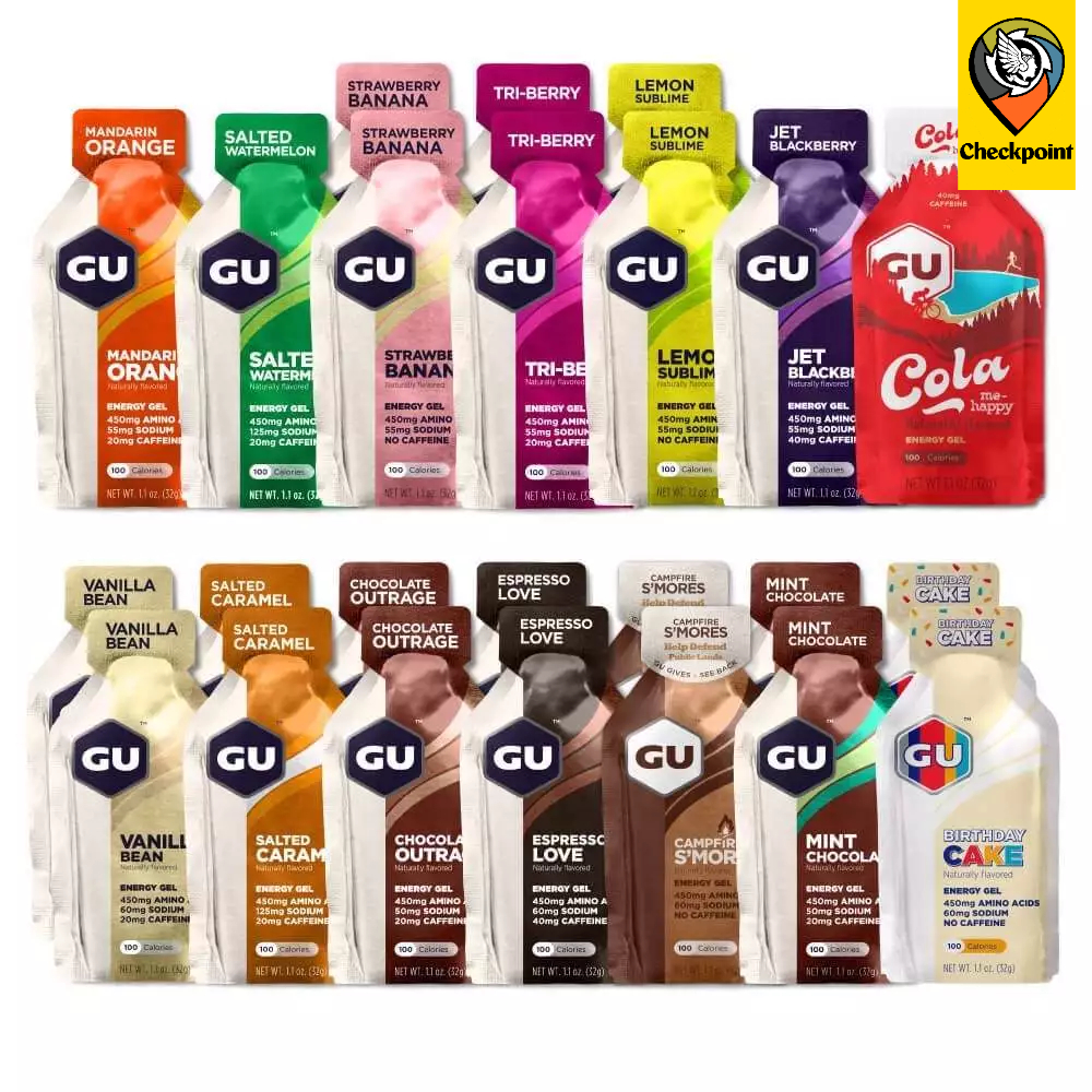 GU Original Energy Gel in Many Flavors for Running and Sports ...