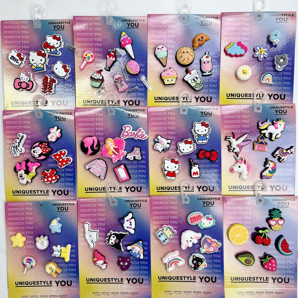 SET OF 6 CHARM JIBBITZ with super quality paper tags with tags attached ...