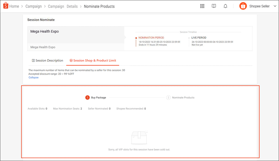 FAQs on Shocking Sale Packages | MY Seller [Shopee]