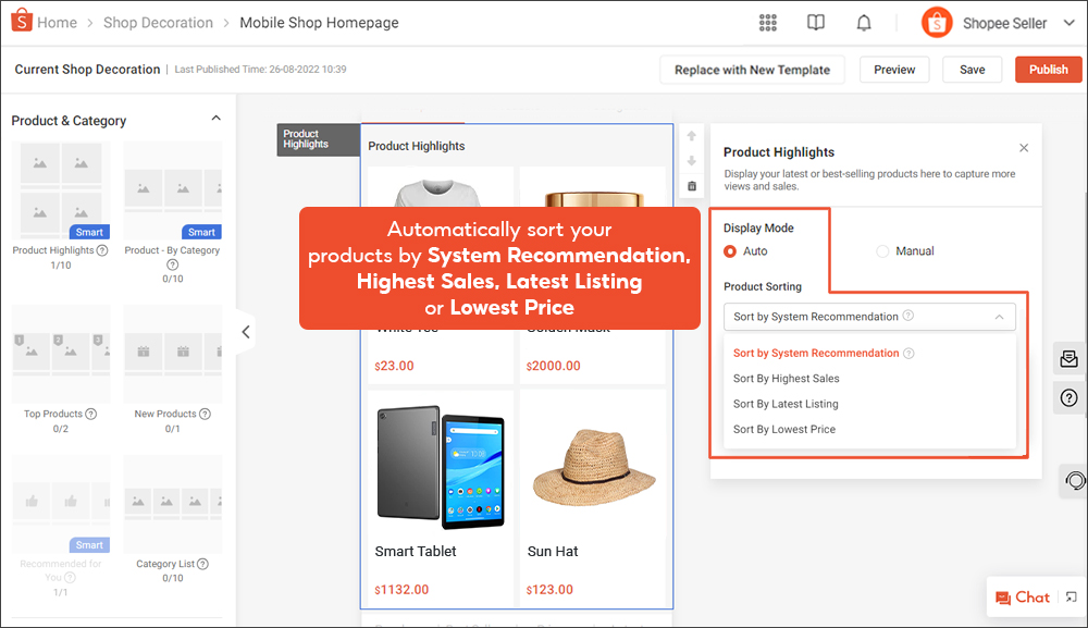 Adding Decoration Components | MY Seller Education [Shopee]