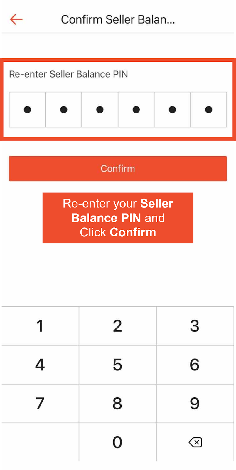 Seller Balance PIN | Shopee MY Seller Education Hub