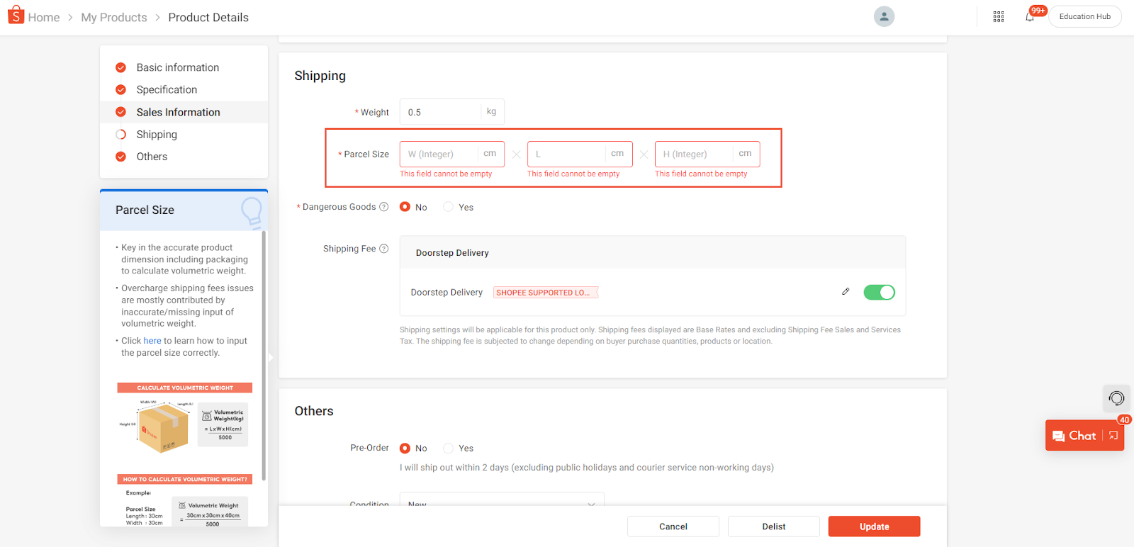 Overcharged Shipping Fee | Shopee MY Seller Education Hub