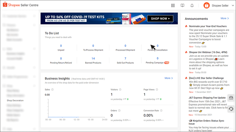 PC Homepage Decoration | MY Seller Education [Shopee]