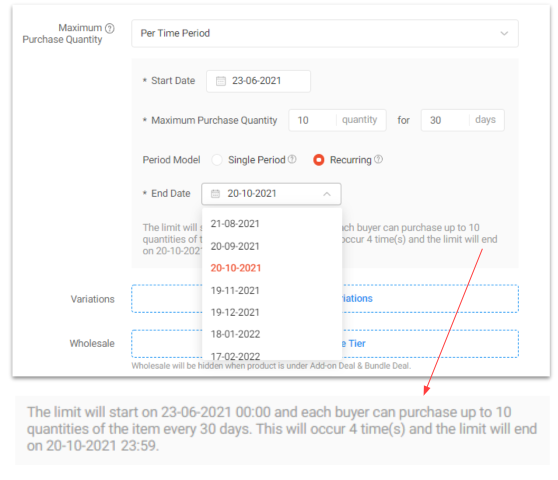 Overall Purchase Limit | Shopee MY Seller Education Hub