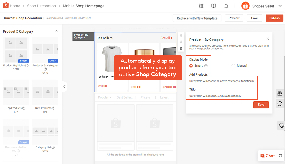 Adding Decoration Components | MY Seller Education [Shopee]