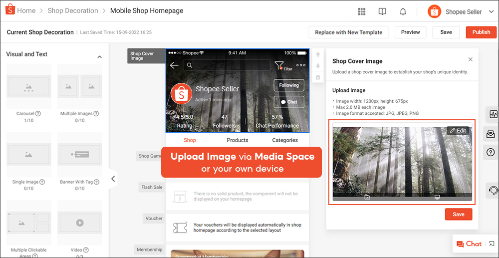 Adding Decoration Components | MY Seller Education [Shopee]