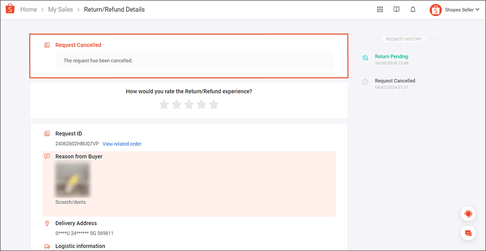Raising disputes for Return/Refund requests | Shopee MY Seller ...