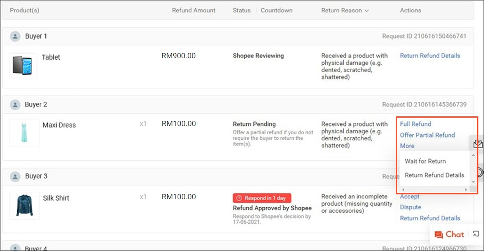 Navigating the Return/Refund dashboard | Shopee MY Seller Education Hub