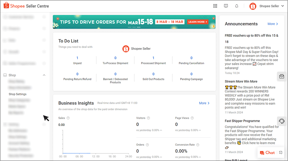 What is Shop Settings | MY Seller Education [Shopee]