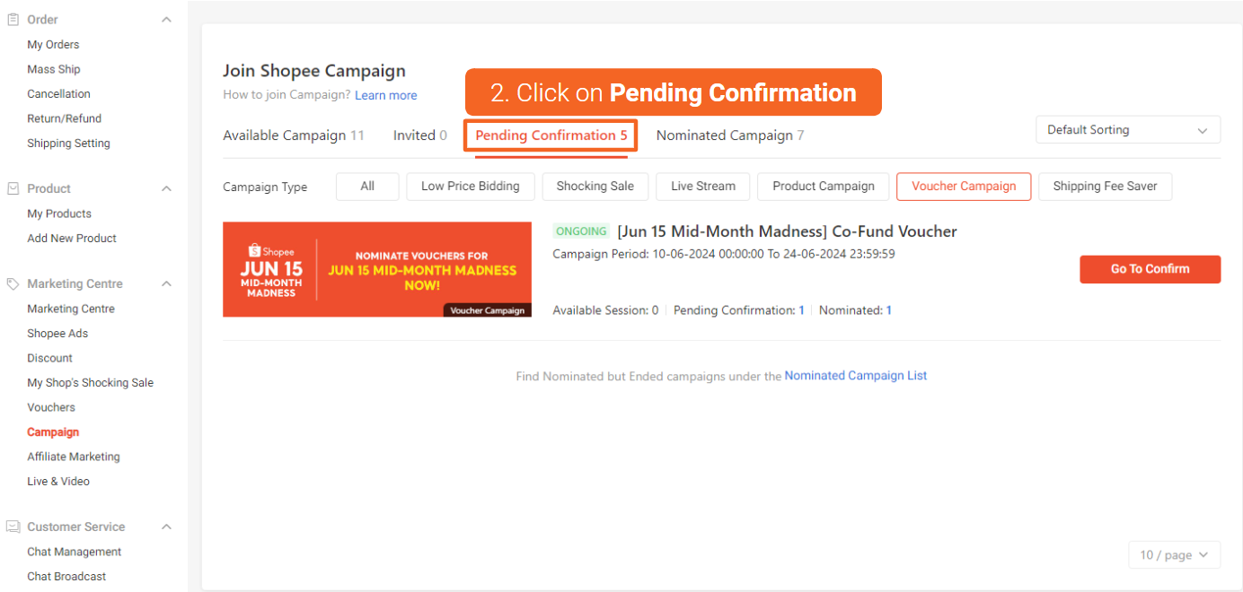 Co-fund Vouchers | Shopee MY Seller Education Hub