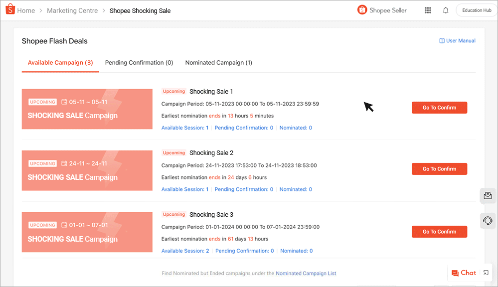 Getting ready for a Shopee Shocking Sale session | MY Seller Education ...