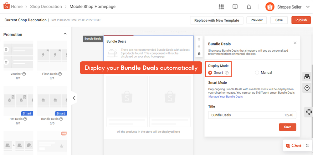 Adding Decoration Components | MY Seller Education [Shopee]