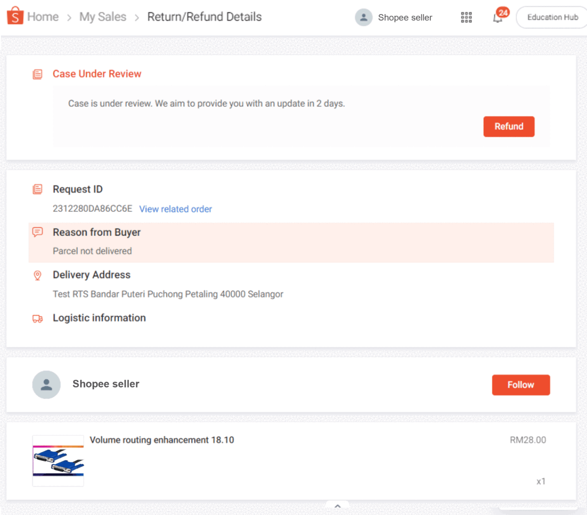 Responding to Refund Requests via Shopee Chat | Shopee MY Seller Education Hub