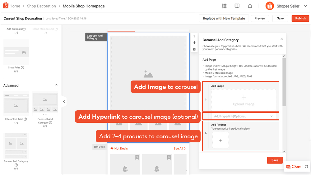 Adding Decoration Components | MY Seller Education [Shopee]
