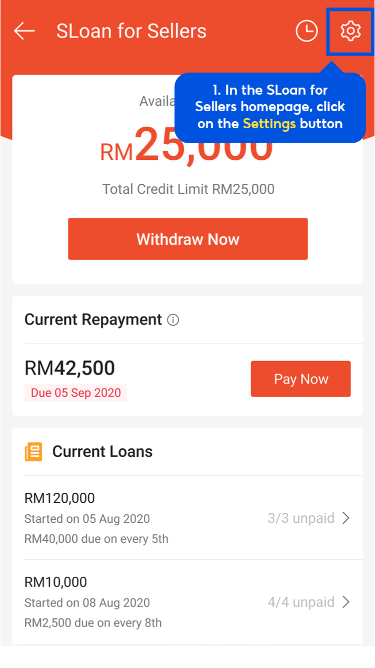 SLoan for Sellers e-Invoice FAQ | Shopee MY Seller Education Hub