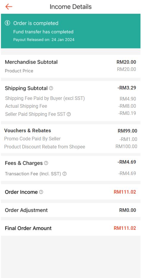 Shopee's Transaction Fee | Shopee MY Seller Education Hub