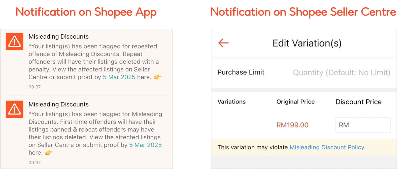 Misleading discounts | MY Seller Education [Shopee]