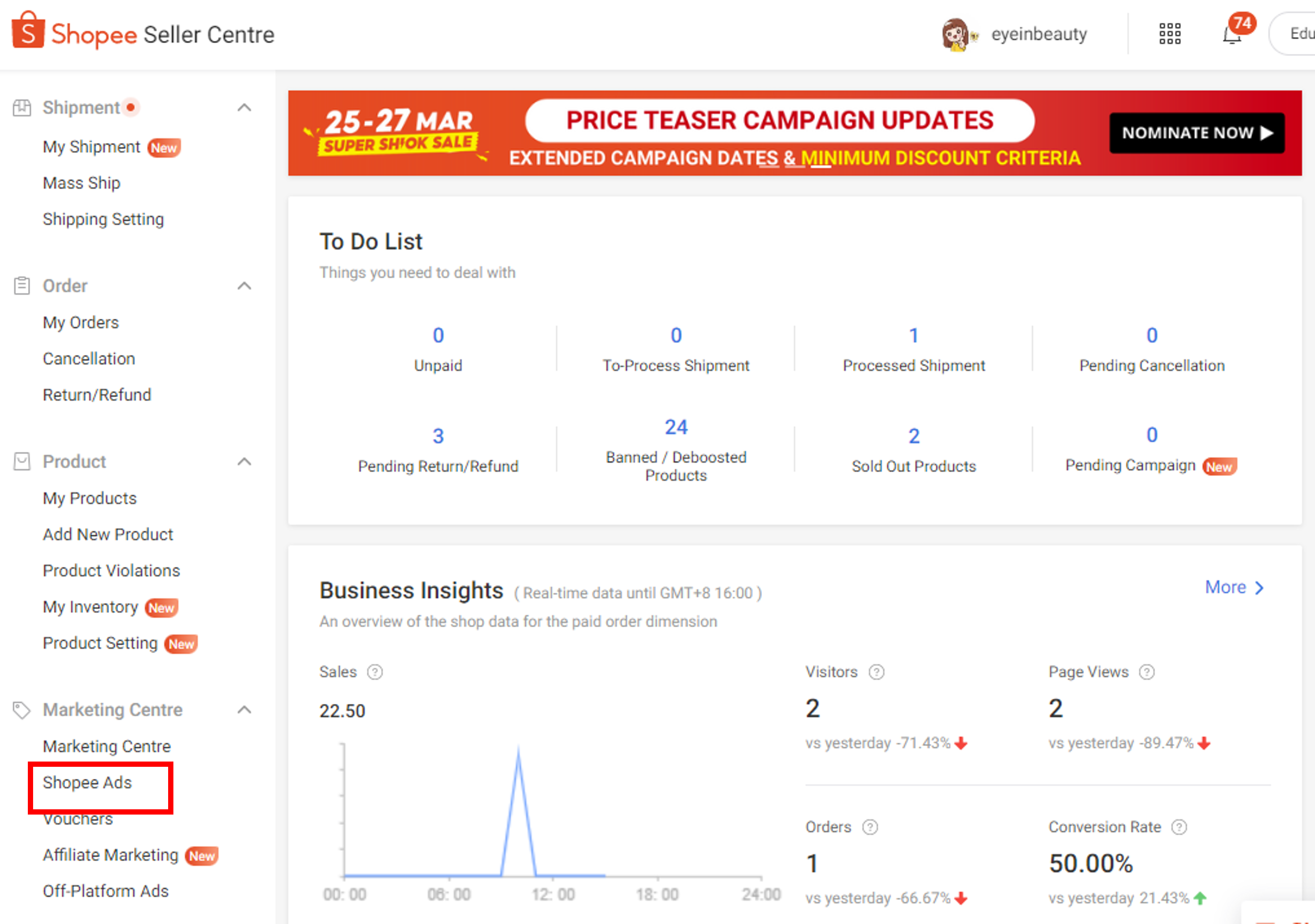 Shopee Homepage Brand Ads | Shopee MY Seller Education Hub