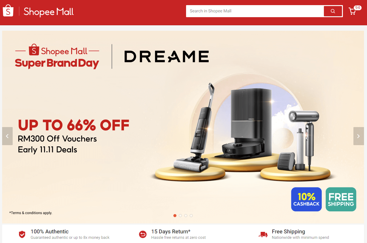 What is Shopee Mall? | Shopee MY Seller Education Hub