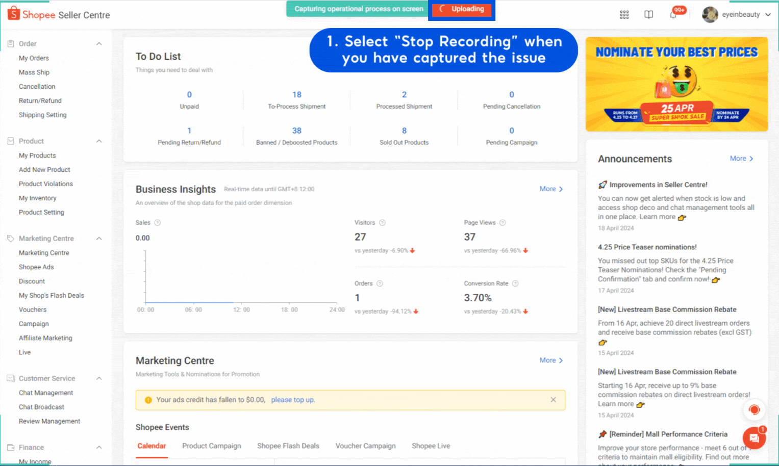 Malaysia-to-Singapore (MY-SG) Direct Programme: How do I contact Shopee Customer Service ...