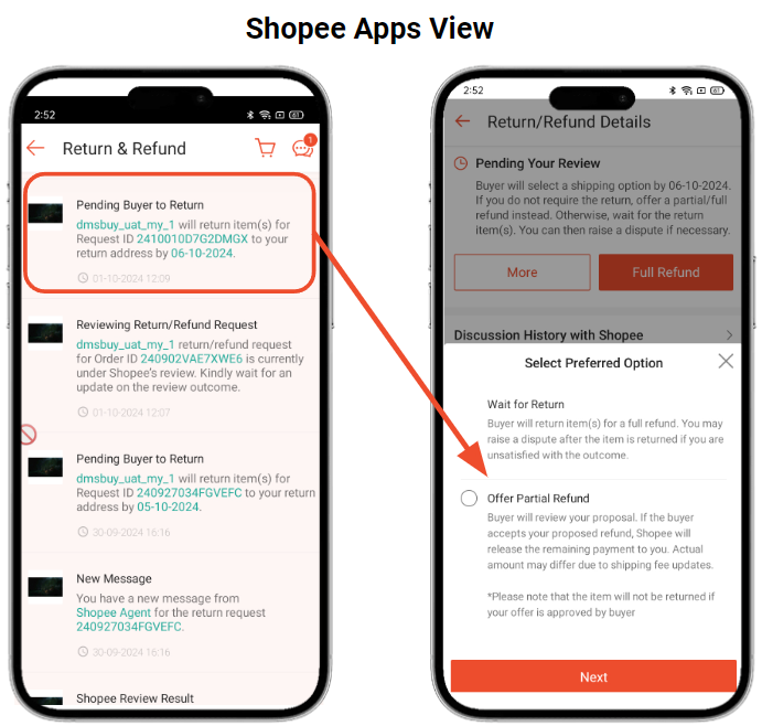 Navigating the Return/Refund dashboard | Shopee MY Seller Education Hub