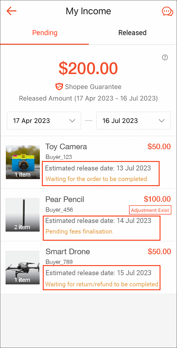 Shopee’s income withdrawal process | Shopee SG Seller Education Hub