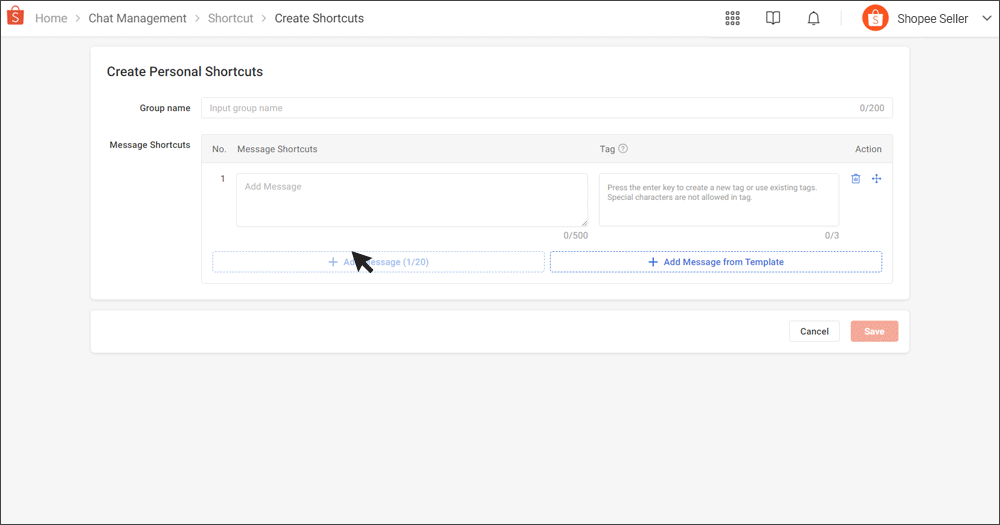 Setting up Message Shortcuts | SG Seller Education [Shopee]