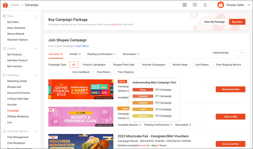Product Campaign | SG Seller Education [Shopee]