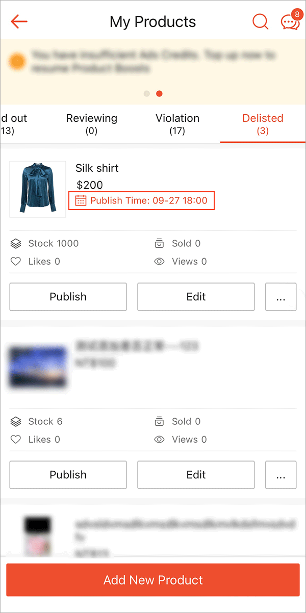 How can I schedule products to be listed at a later time? | Shopee SG ...